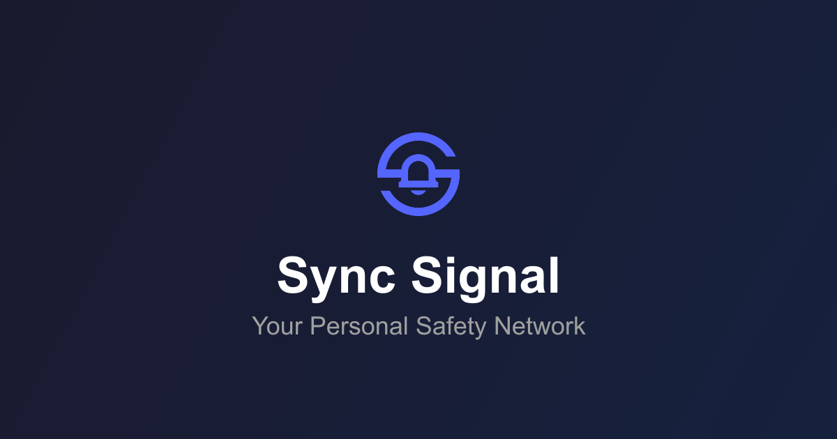 Sync Signal - Εφαρμογή Έκτακτης Ανάγκης & Κοινοποίηση Τοποθεσίας